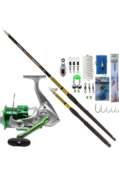 Remixon 3.60 mt Galaxy Joker 6000 Olta Takımı 40 Lı Set Yeşil Remixon 3.60 mt Galaxy Joker 6000 Olta Takımı 40 Lı Set Yeşil