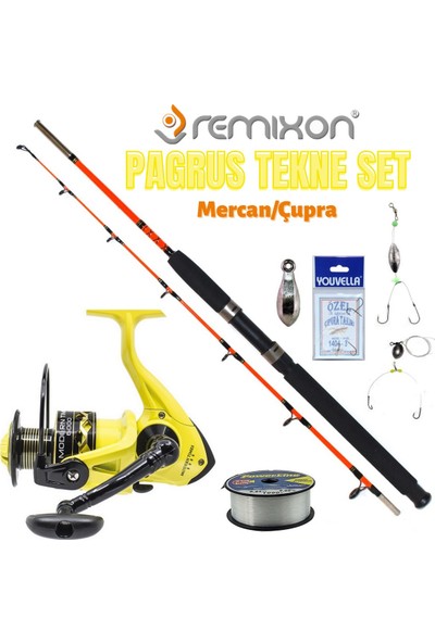 Remixon Pagrus Red 1.80 mt Tekne Olta Takımı Mercan Çupra Remixon Pagrus Red 1.80 mt Tekne Olta Takımı Mercan Çupra