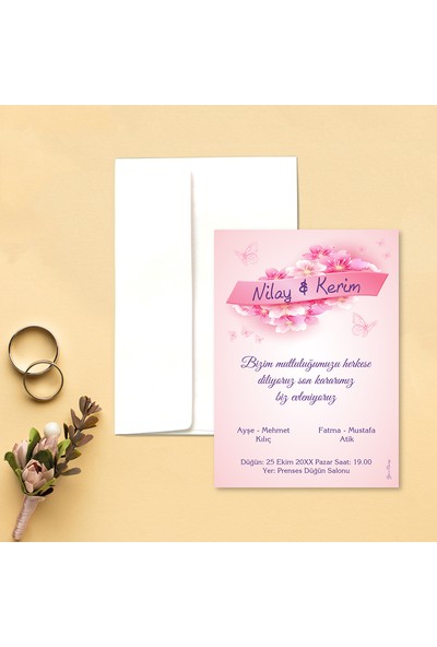 Otuz9 Beyaz Zarflı Davetiye Düğün - Nişan - Kına - Nikah (100 Adet) Otuz9 Beyaz Zarflı Davetiye Düğün - Nişan - Kına - Nikah (100 Adet)