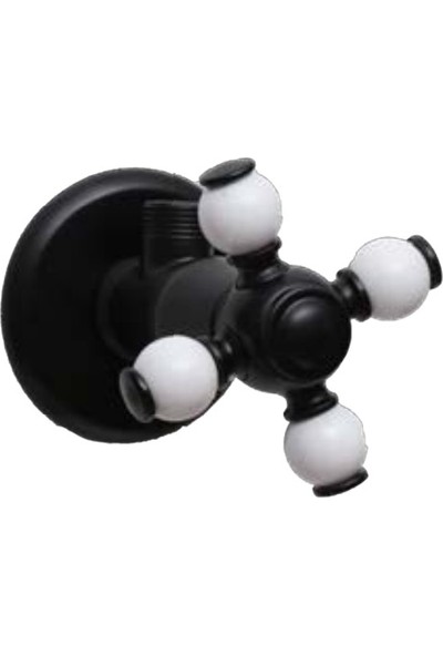 Lpd Siyah Taharat Musluğu Taşlı