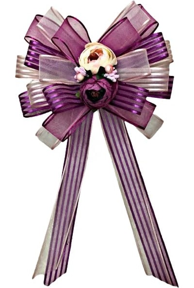 Ecrin Tuhafiye Hobi Mor Bohça Süsü