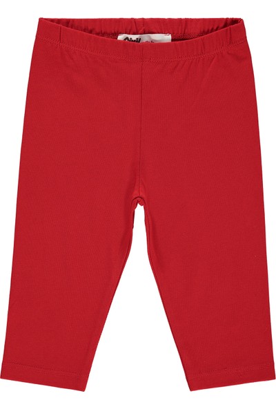Civil Girls Kız Çocuk Kısa Tayt 2-5 Yaş Kırmızı