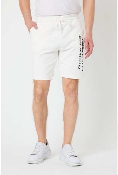 Tarz Cool Erkek Beyaz Regular Fit Detaylı Şort & Bermuda-Trickosrtr04S Tarz Cool Erkek Beyaz Regular Fit Detaylı Şort & Bermuda-Trickosrtr04S