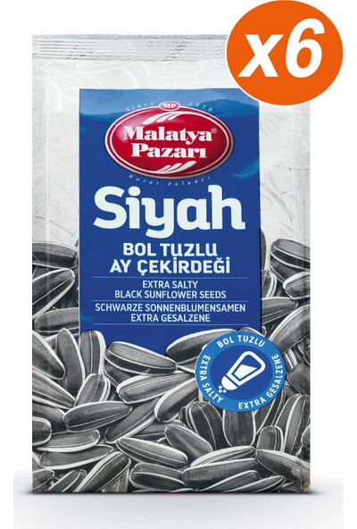 Malatya Pazarı Murat Palancı Siyah Çekirdek Bol Tuzlu 6 x 180 gr