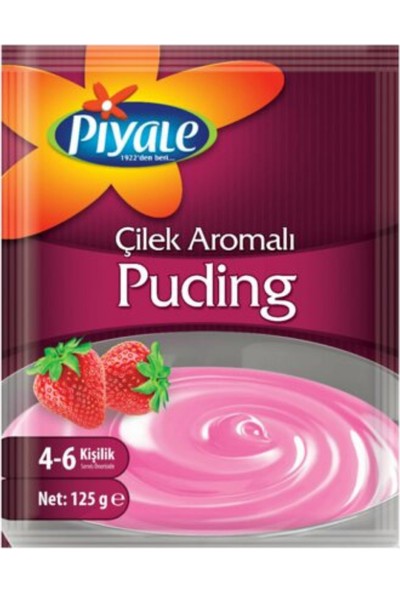 Piyale Çilekli Puding 125 gr
