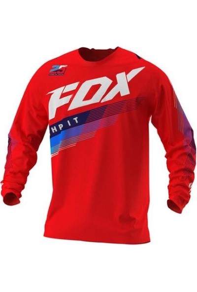 Yukka 459 Kırmızı Uzun Kollu Bisikletçi Tişörtü - M