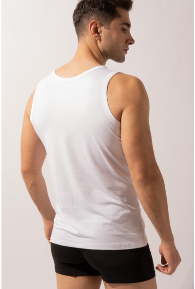 Katia&Bony Kolsuz Basic Modal Erkek Atlet - Beyaz Katia&Bony Kolsuz Basic Modal Erkek Atlet - Beyaz