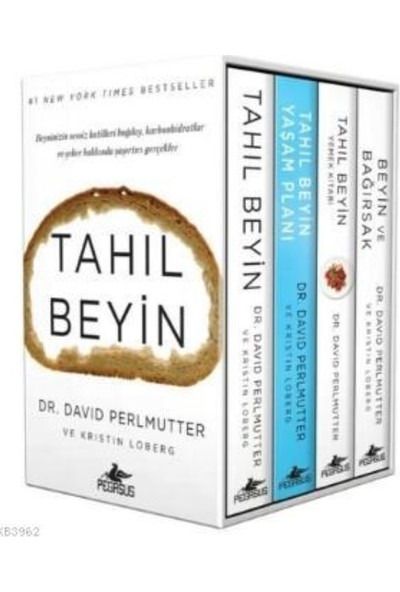 Tahıl Beyin Kutulu Özel Set (4 Kitap) - David Perlmutter Tahıl Beyin Kutulu Özel Set (4 Kitap) - David Perlmutter