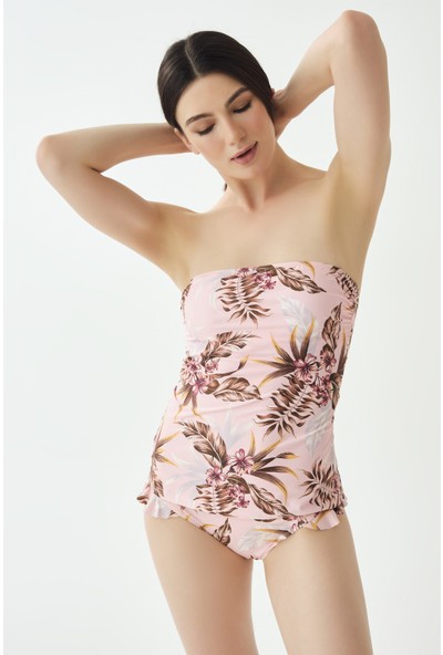 Dagi Somon Straplez Tankini Tankini