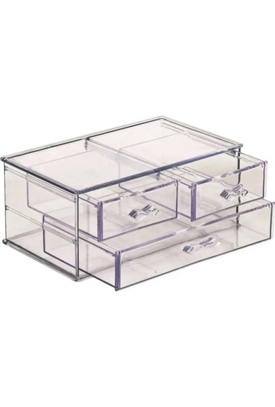 Hayveys 3 Çekmeceli Takı Makyaj Aksesuar Organizeri