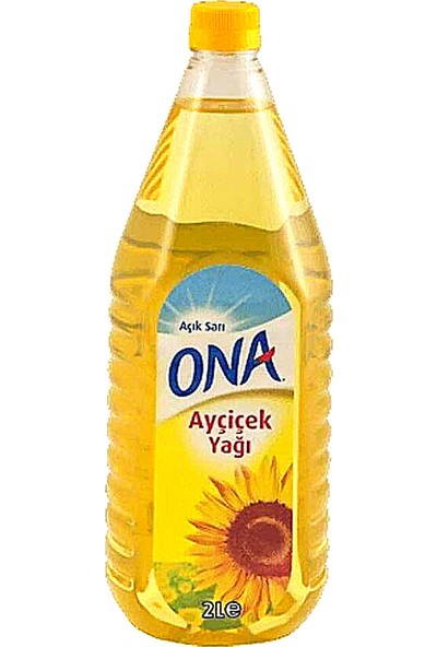 Ona Ayçiçek Yağı Pet Şişe 2 Lt
