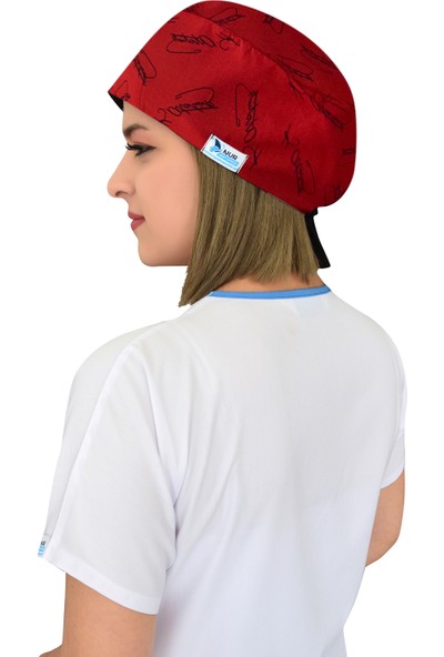 Nur Ortopedi Kırmızı Atatürk Imzalı Doktor Hemşire Hastane Medikal Cerrahi Bone