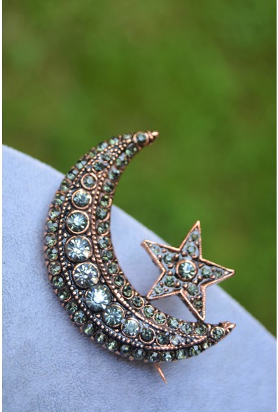 Stoneage Türk Türkiye Ay Yıldız Ayyıldız Broş