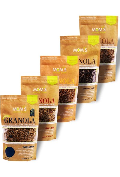 Mom's Natural Foods Mom's Granola 5'li Mix (5 Paket x 360GR)