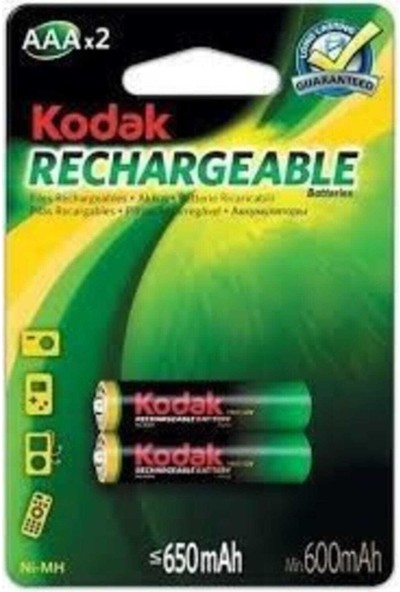 Kodak KODAK650 Mah Şarjlı 2li Ince Pil