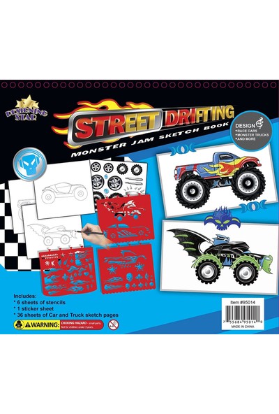 Peti Street Drift Kitap Çıkartma-Boyama-Çizim