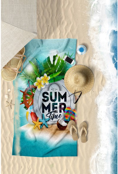 Vevien Home Summer Time Dijital Baskılı 70 x 140 cm Plaj Havlusu Vevien Home Summer Time Dijital Baskılı 70 x 140 cm Plaj Havlusu