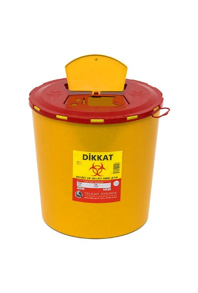 Telkar 12 Lt Tıbbi Atık Kovası Telkar 12 Lt Tıbbi Atık Kovası