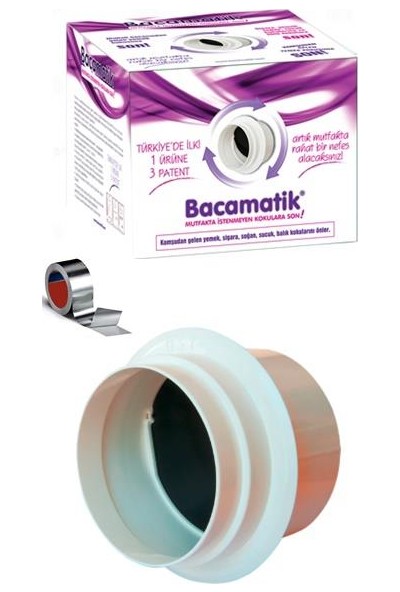 Eym Bacamatik Aspiratör Davlumbaz Baca Klapesi Koku Önleyici Klape