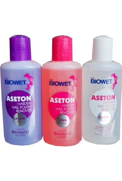 Lady Biowet Biowet Karma Aseton 125 ml (Çilek-Leylak-Klasik)