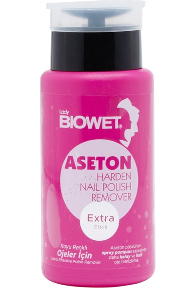 Lady Biowet Biowet Extra Etkili Pompalı Aseton 150 ml