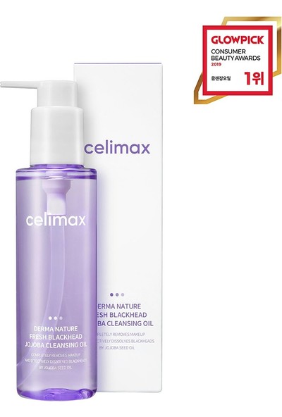 Celimax Derma Nature Fresh Blackhead Jojoba Cleansing Oil - Jojoba Özlü Temizleme Yağı (150ML) Celimax Derma Nature Fresh Blackhead Jojoba Cleansing Oil - Jojoba Özlü Temizleme Yağı (150ML)