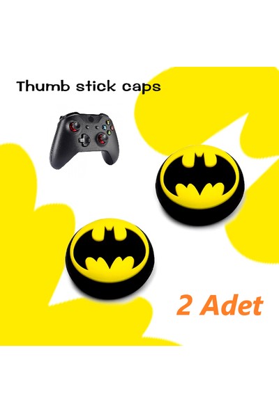 Xbox One 2 Adet Batman Kabartma Desenli Analog Başlığı