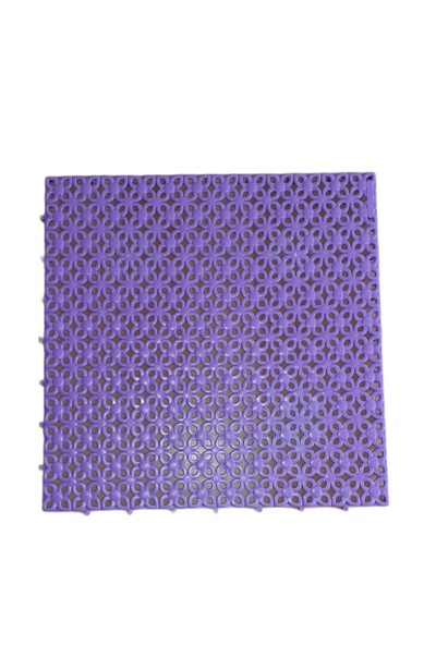 Plastik Geçmel Lila Yer Karosu 9 Adet 1 M2 33*33 cm