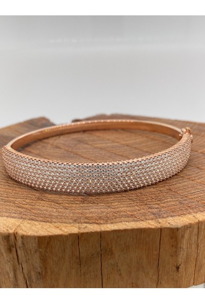 Mercan Silver Gümüş Rose Bilezik