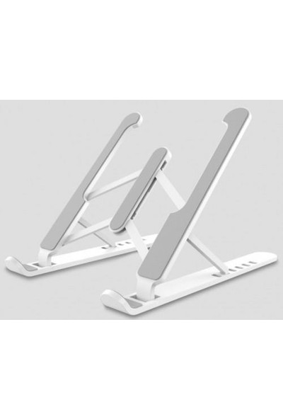 Jetfast Plastik Yükseklik Ayarlı Laptop Standı Beyaz Jetfast Plastik Yükseklik Ayarlı Laptop Standı Beyaz