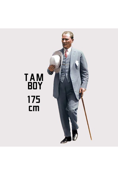Dakik Reklam Atatürk Maketi Tam Boy 175CM Dakik Reklam Atatürk Maketi Tam Boy 175CM