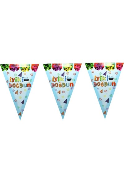 Süsle Bebek & Parti Iyiki Doğdun Bayrak Flama - 2,10 Mt Süsle Bebek & Parti Iyiki Doğdun Bayrak Flama - 2,10 Mt