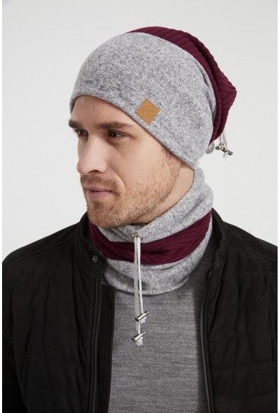 Butikgiz Erkek Genç Best Of Butikgiz Bordo Gri Şapka Bere Boyunluk Takım -Spor Rahatpamuklu Termal Butikgiz Erkek Genç Best Of Butikgiz Bordo Gri Şapka Bere Boyunluk Takım -Spor Rahatpamuklu Termal
