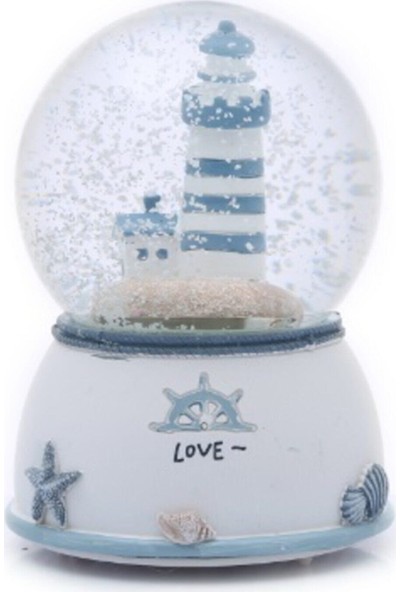 Fbz Home Deniz Feneri Figürlü Büyük Boy Kar Küresi Müzikli Işıklı Kar Motorlu Cam Küre Fbz Home Deniz Feneri Figürlü Büyük Boy Kar Küresi Müzikli Işıklı Kar Motorlu Cam Küre