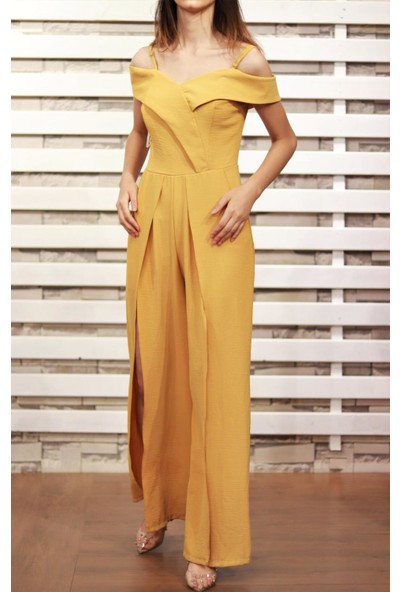 Zirve Hardal Şortlu Yandan Yırtmaçlı Abiye Elbise