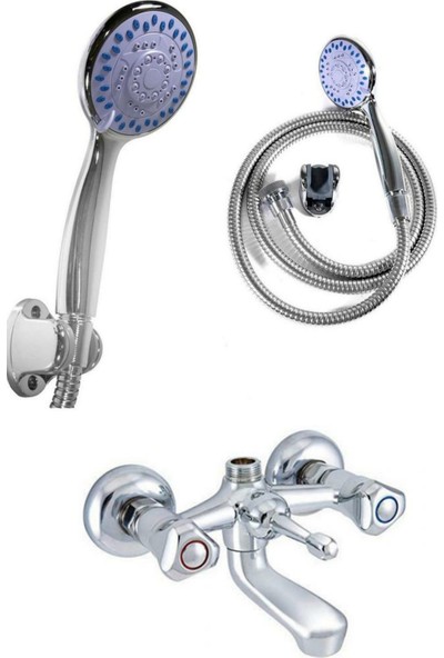 Akçay Banyo Duş Bataryası + Duş Seti Akçay Banyo Duş Bataryası + Duş Seti