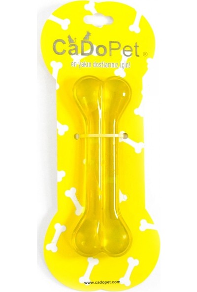 Cado Pet Kemik Dişlik Büyük ( Köpek Plastik Kemik Oyuncak )
