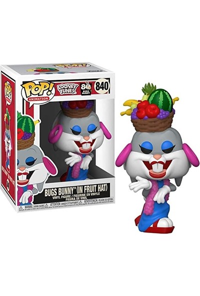 Funko Pop Figür Warner Bros Looney Tunes, 80. Yıl Özel Seri - Meyve Şapkalı Bugs Bunny