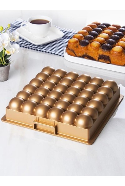 Acar Atom Kek Kalıbı Gold XDD-011740/10 Acar Atom Kek Kalıbı Gold XDD-011740/10