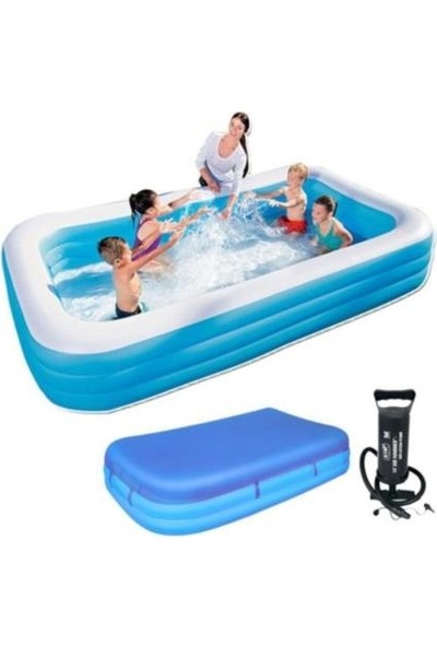 Bestway 54009 Havuz + Pompa + Havuz Örtüsü 305X183X56CM Bestway 54009 Havuz + Pompa + Havuz Örtüsü 305X183X56CM