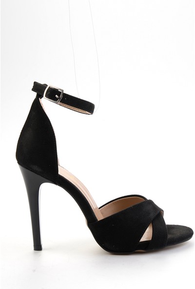 Bambi Siyah Kadın Klasik Topuklu