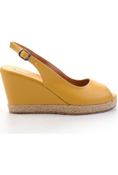 Bambi Hardal Kadın Dolgu Topuklu