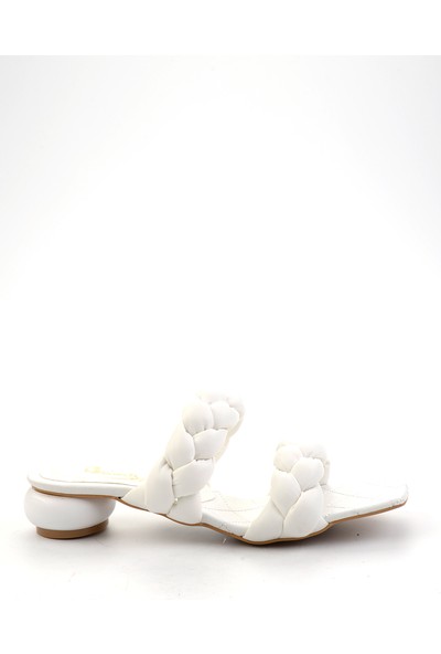 Bambi Beyaz Kadın Terlik