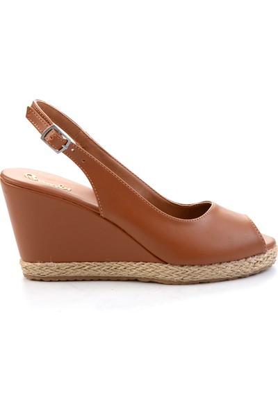 Bambi Taba Dolgu Topuklu Ayakkabı