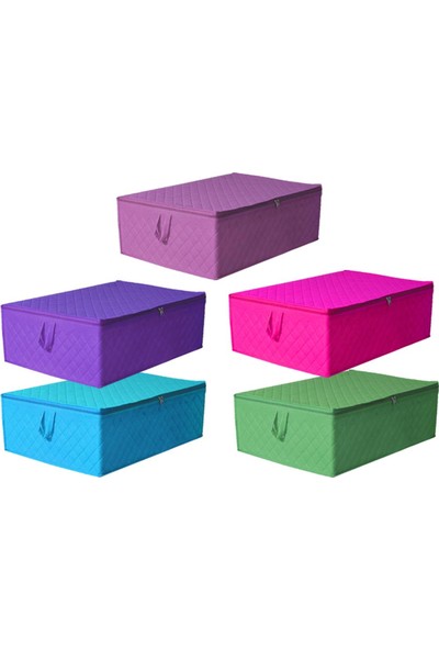 Hayveys 5'li Baza ve Çekyat Tipi Hurç 64 cm x 45 cm x 22 cm