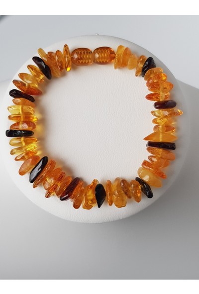 Kehribar Sarayı Damla Kehribar Bileklik 18 cm Yetişkin Cips Tasarım Kehribar Sarayı Damla Kehribar Bileklik 18 cm Yetişkin Cips Tasarım