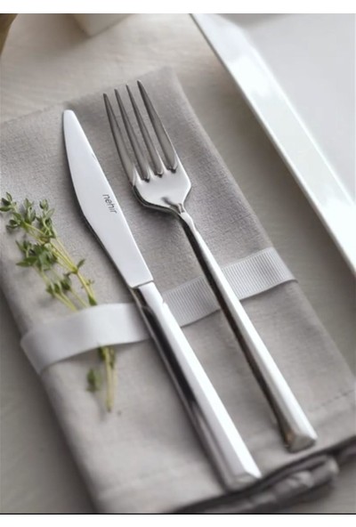 Nehir Milano 72 Parça Çatal Kaşık Bıçak Takımı