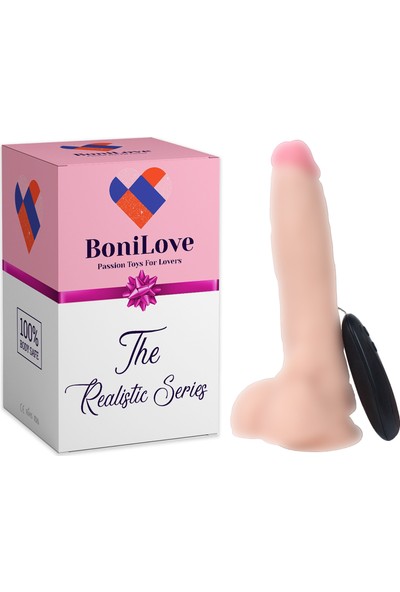 Bonilove The Realistik Series Dildo Dragon 21 cm 10 Modlu Titreşimli Realistik Penis Bonilove The Realistik Series Dildo Dragon 21 cm 10 Modlu Titreşimli Realistik Penis