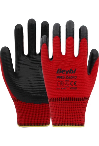 Beybi Pn Zebra Kırmızı 10 Beden 12 Çift Beybi Pn Zebra Kırmızı 10 Beden 12 Çift