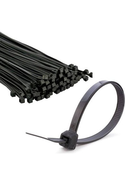Numerouno Kablo Bağı Plastik Cırt Kelepçe 3.6X370 mm 37CM 100 Adet Siyah Numerouno Kablo Bağı Plastik Cırt Kelepçe 3.6X370 mm 37CM 100 Adet Siyah